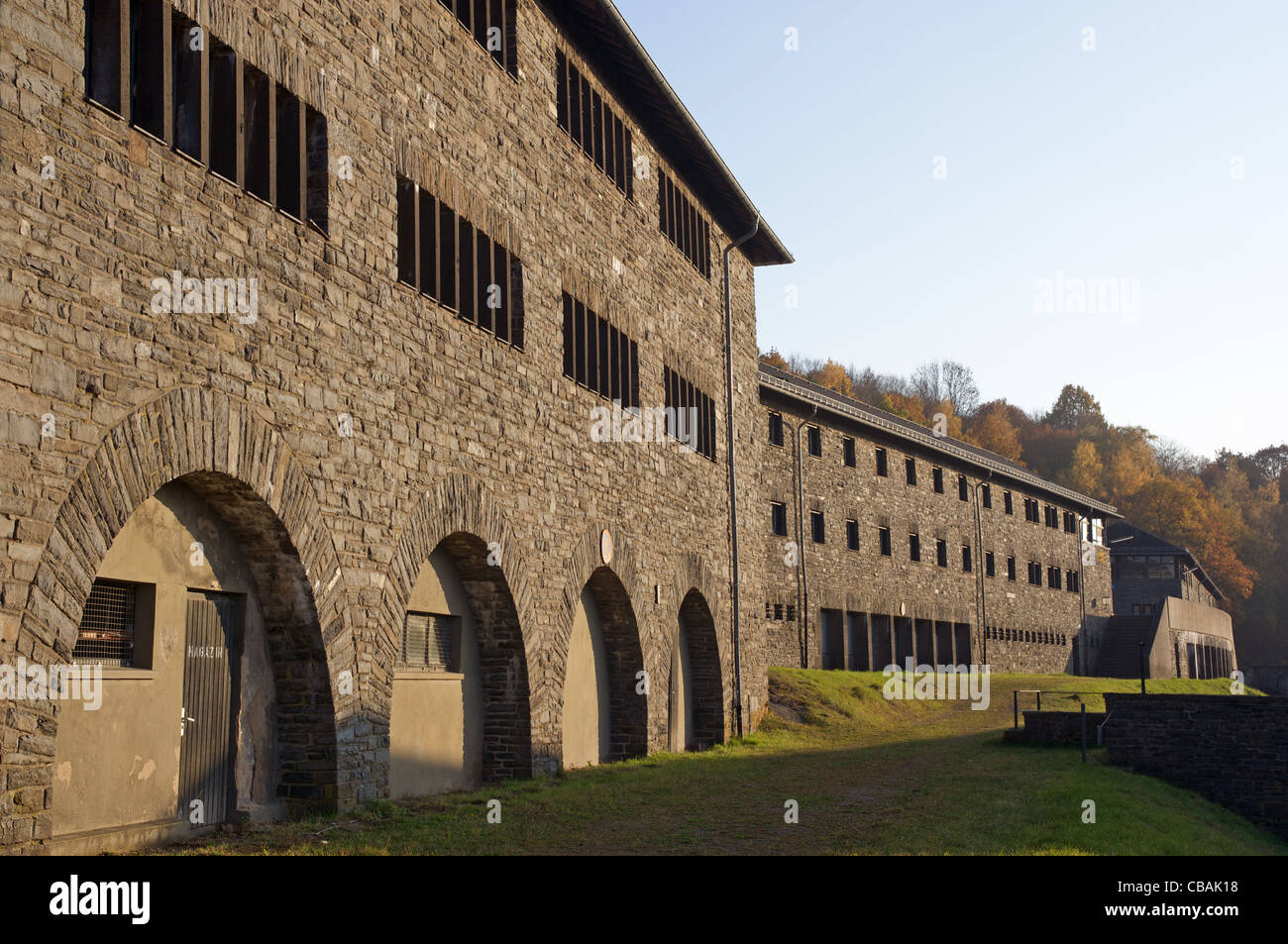 Comradeship-houses at Ordensburg Vogelsang, a former Nazi training camp ...