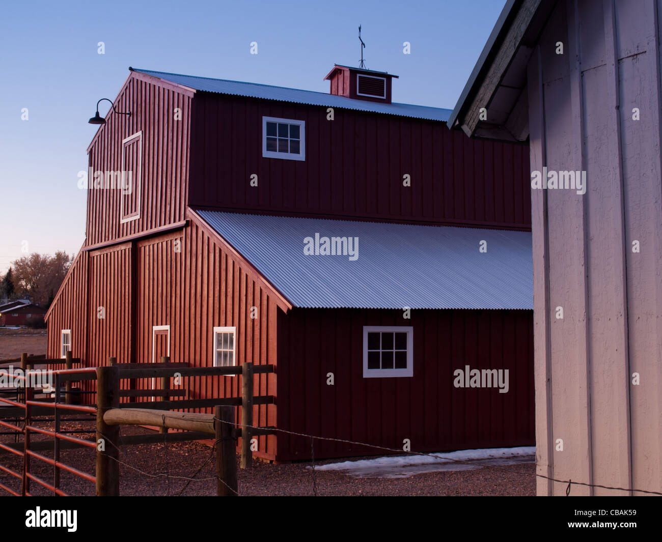 Old Red Barn at the Lakewood Heritage Center, Colorado Stock Photo - Alamy