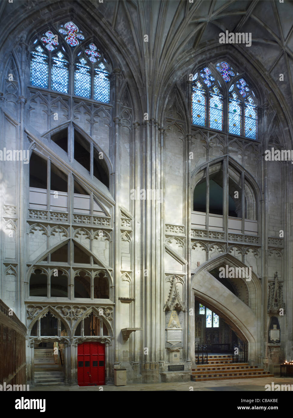 Gloucester Cathedral south transept Stock Photo - Alamy