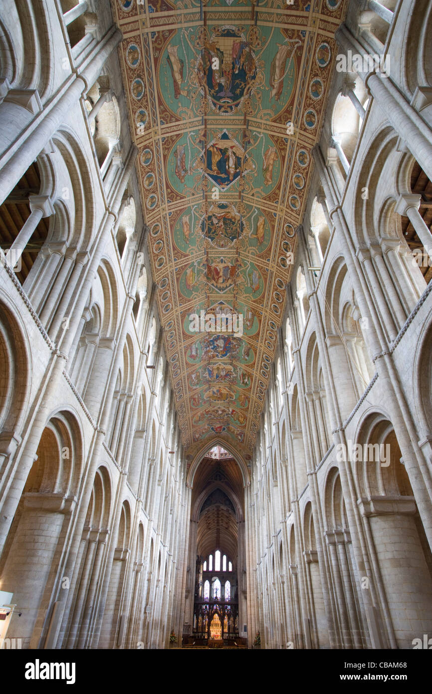 Ely Cathedral Interior Cambridgeshire Stock Photo - Alamy