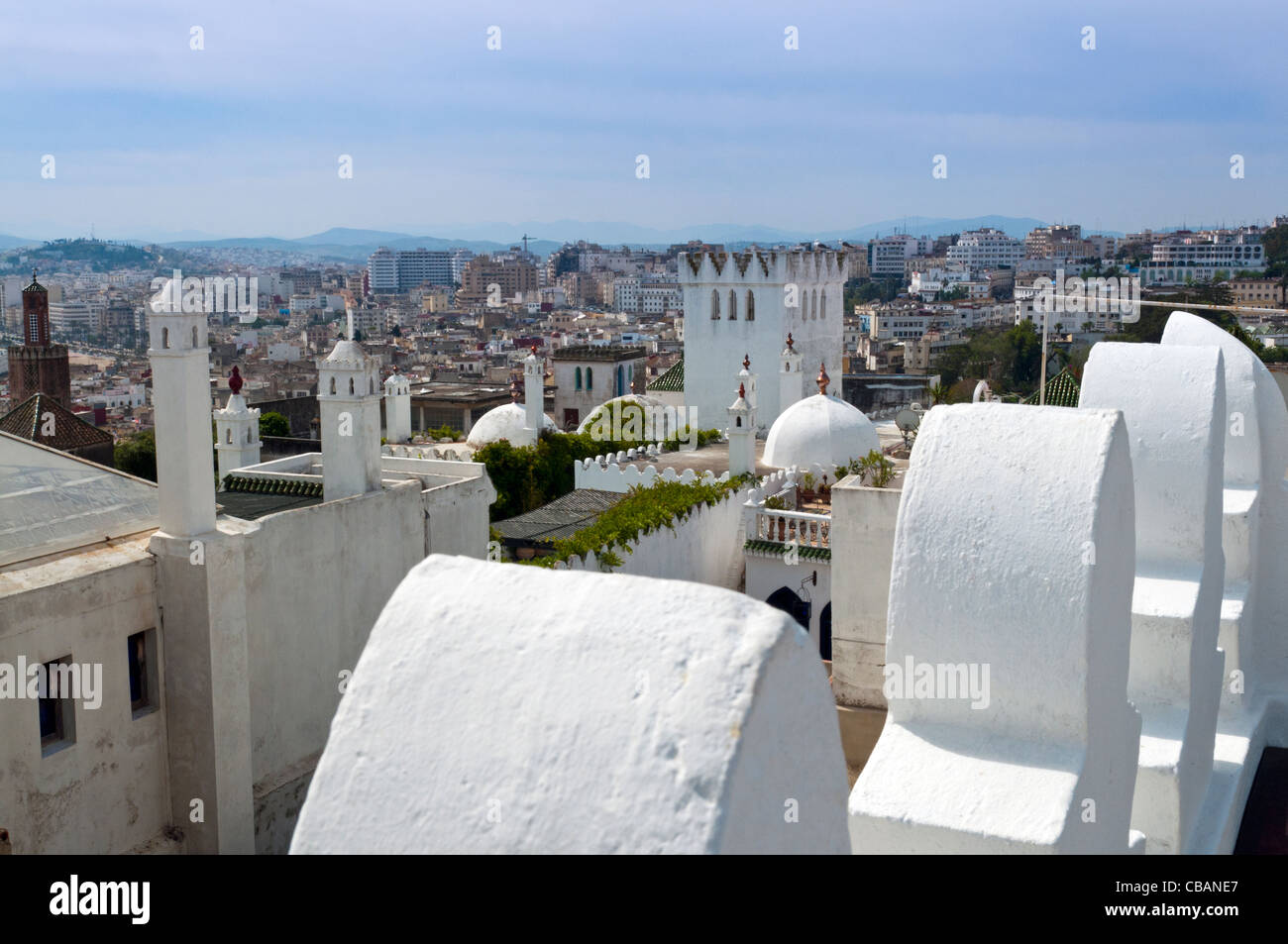 View of Tangier from the Medina ,Tangier, Morocco, North Africa Stock ...