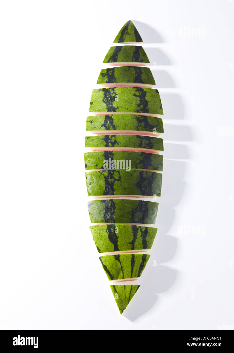 Cut watermelon rinds Stock Photo - Alamy