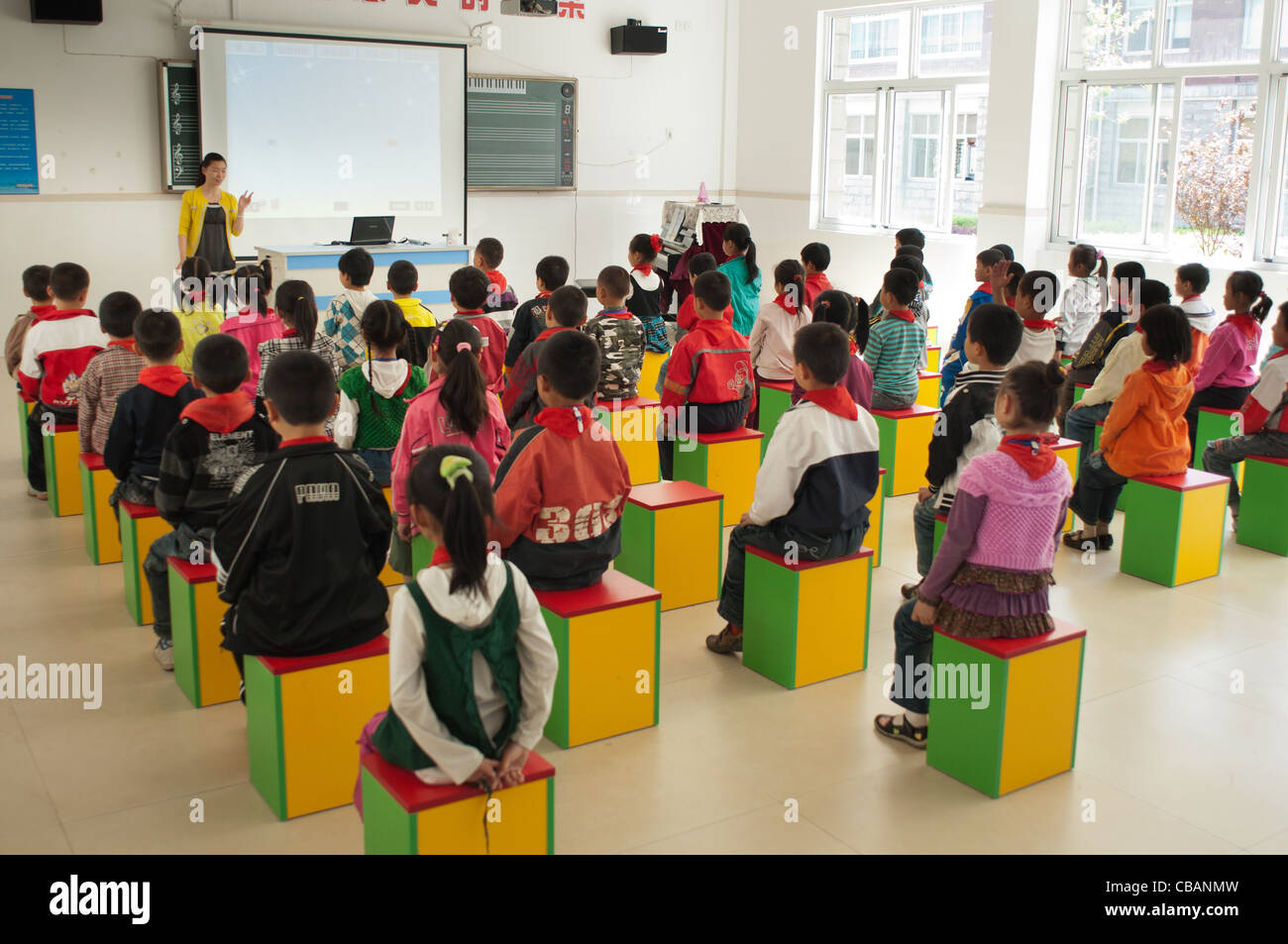 China village children hi-res stock photography and images - Alamy