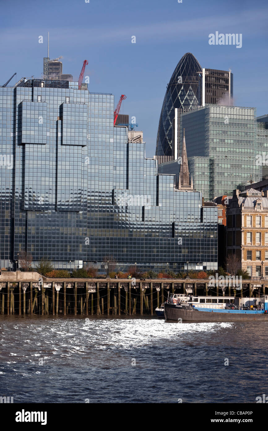 London modern buildings, London, England, UK Stock Photo - Alamy