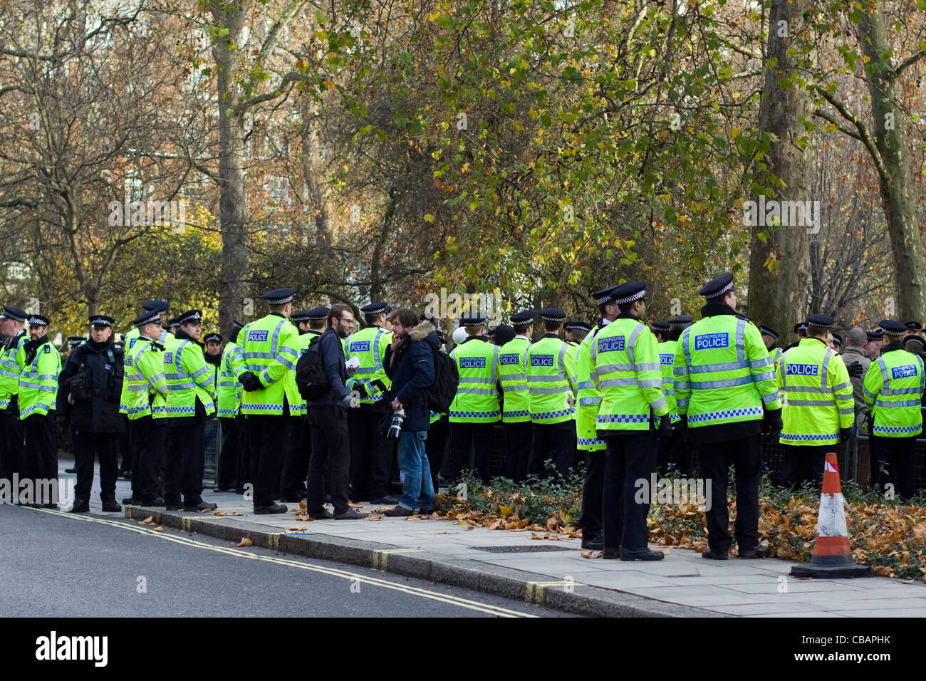 Heavy police presence hi-res stock photography and images - Alamy
