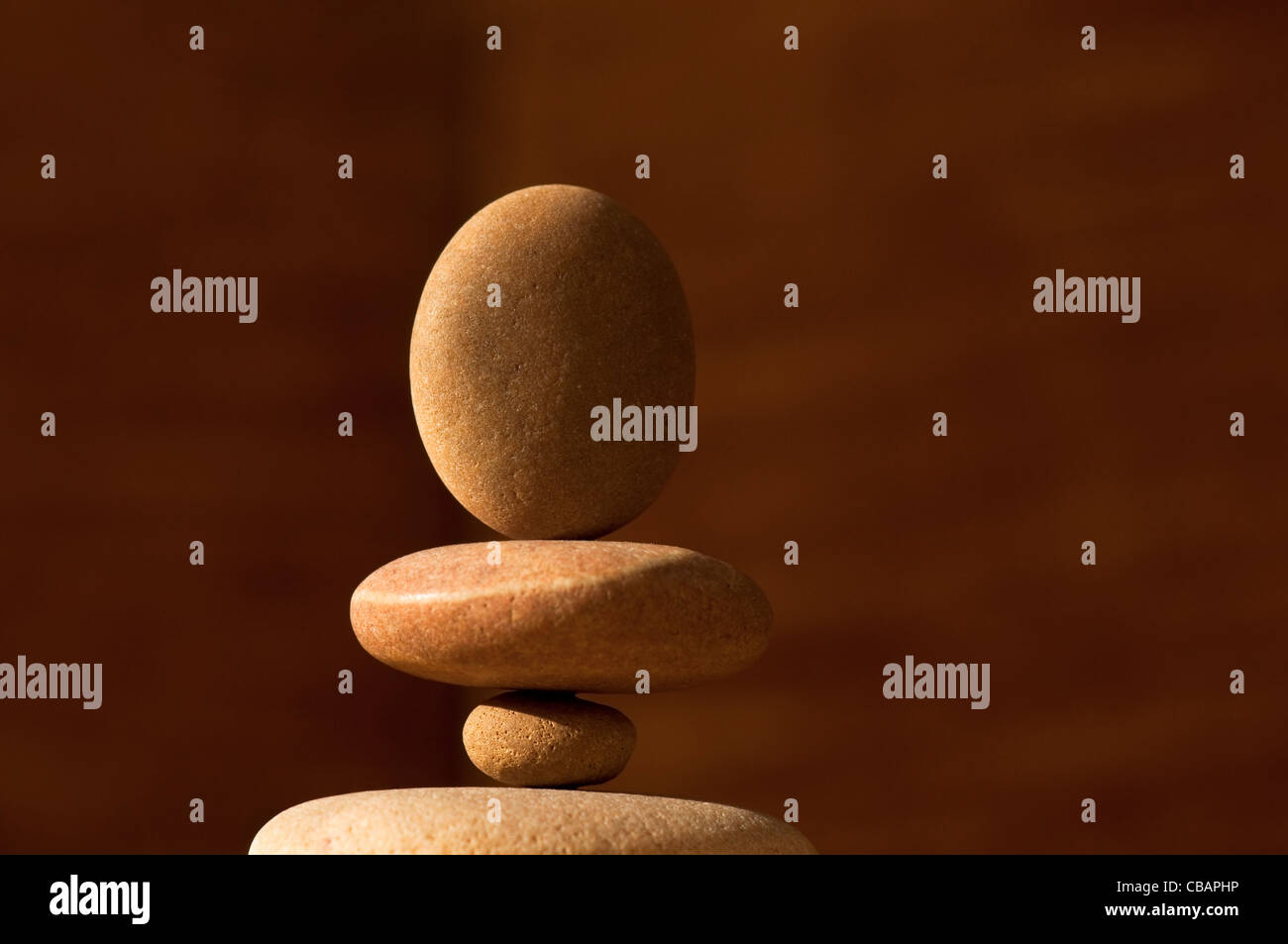Stack of pebbles in balance Stock Photo - Alamy