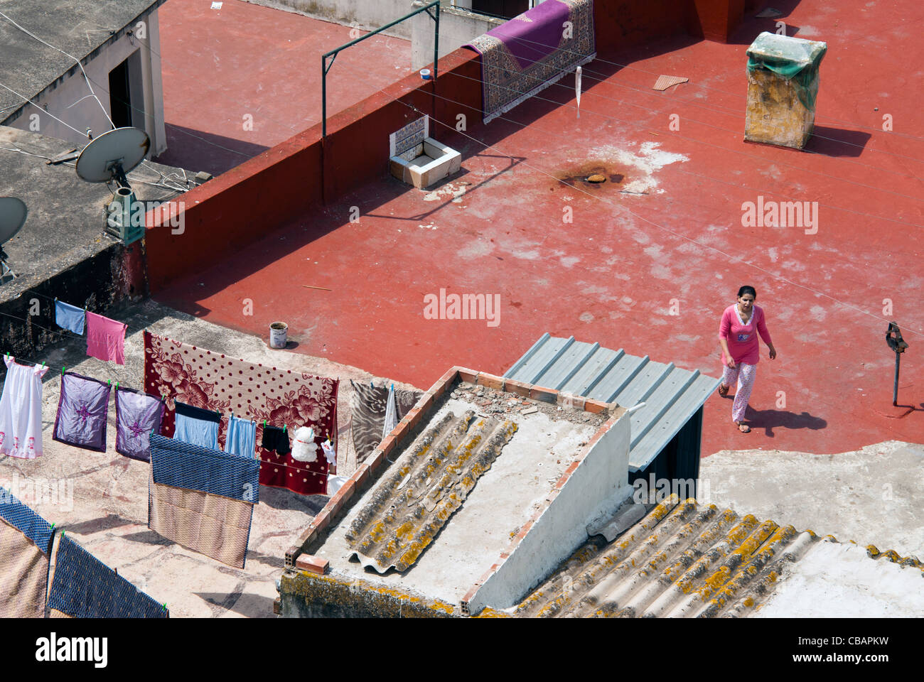 Roof terrace tangier hi-res stock photography and images - Alamy
