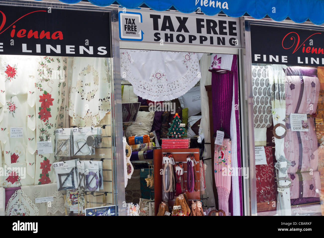 Tax free shopping in Gibraltar, Main Street, Gibraltar Stock Photo ...