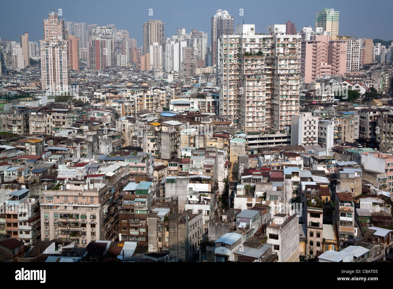 View over Macau SAR China Stock Photo - Alamy