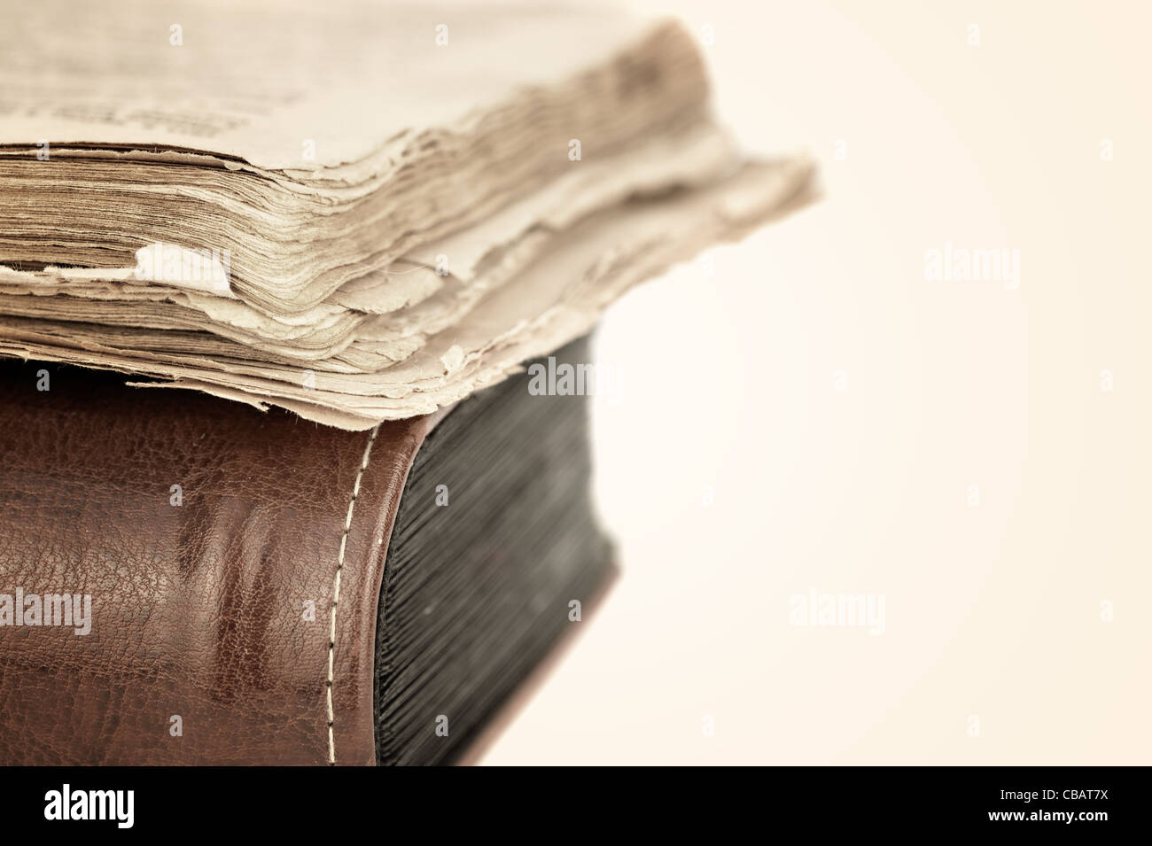 Old books isolated on white Stock Photo - Alamy