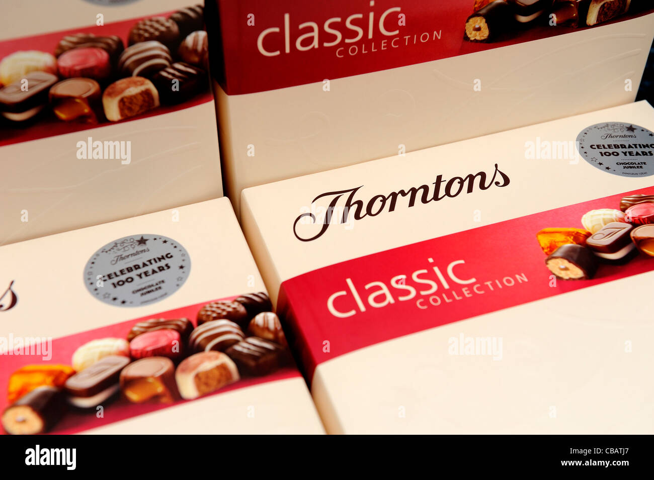 thorntons classic collection chocolates english packaging uk Stock ...