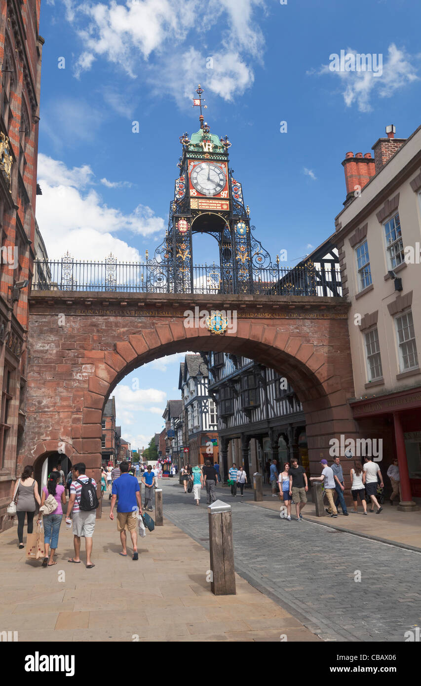 The Victorian Eastgate Clock in Chester, England Stock Photo - Alamy