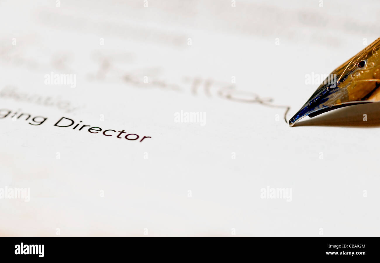 Signature word hi-res stock photography and images - Alamy