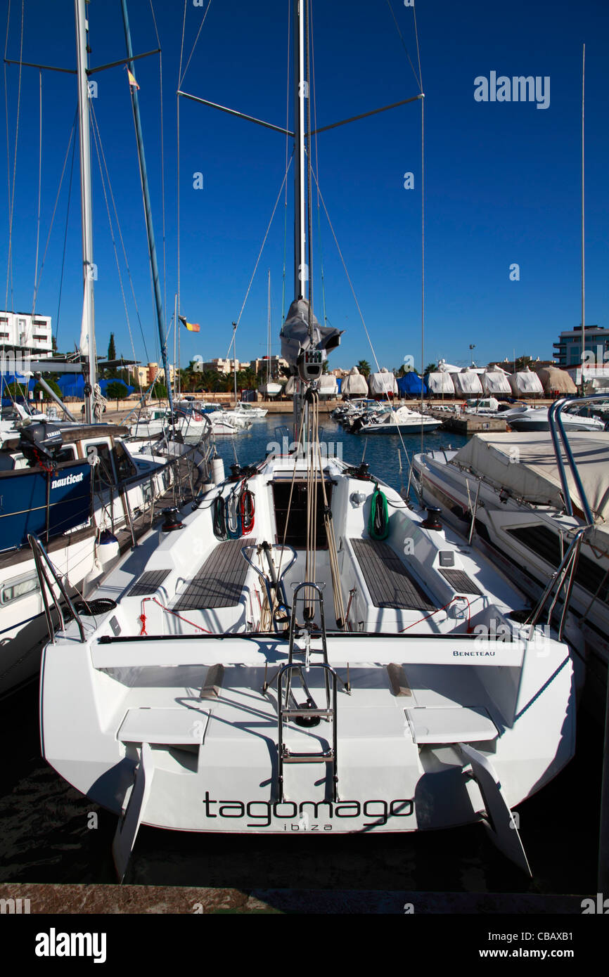 Regatta sailboat, deck detail Stock Photo - Alamy