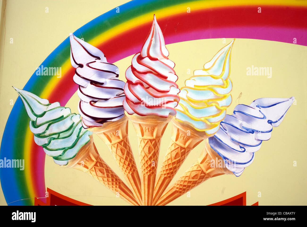 England ice cream cornets hi-res stock photography and images - Alamy