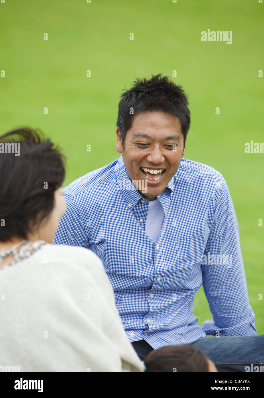 Man no hair smiling hi-res stock photography and images - Alamy