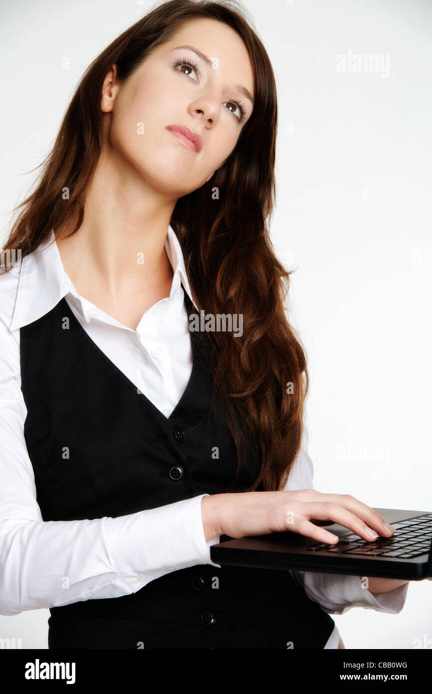 Working girl, meaning business Stock Photo - Alamy