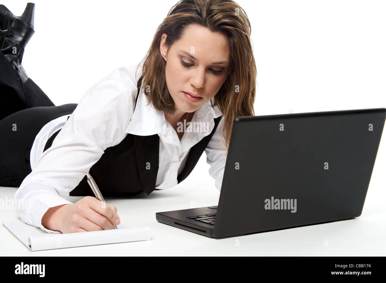 business girl at work Stock Photo - Alamy