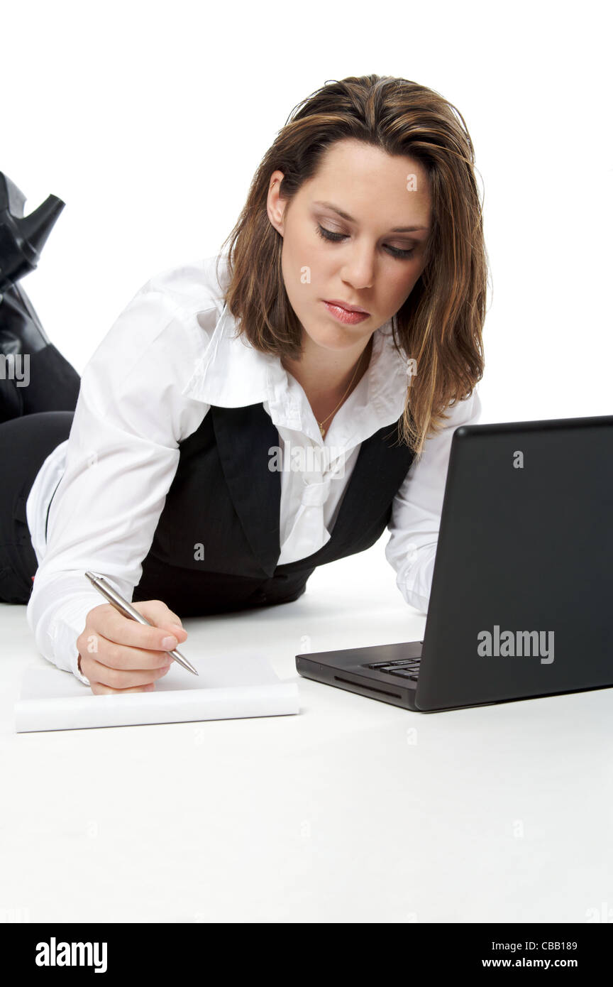 business girl at work Stock Photo - Alamy