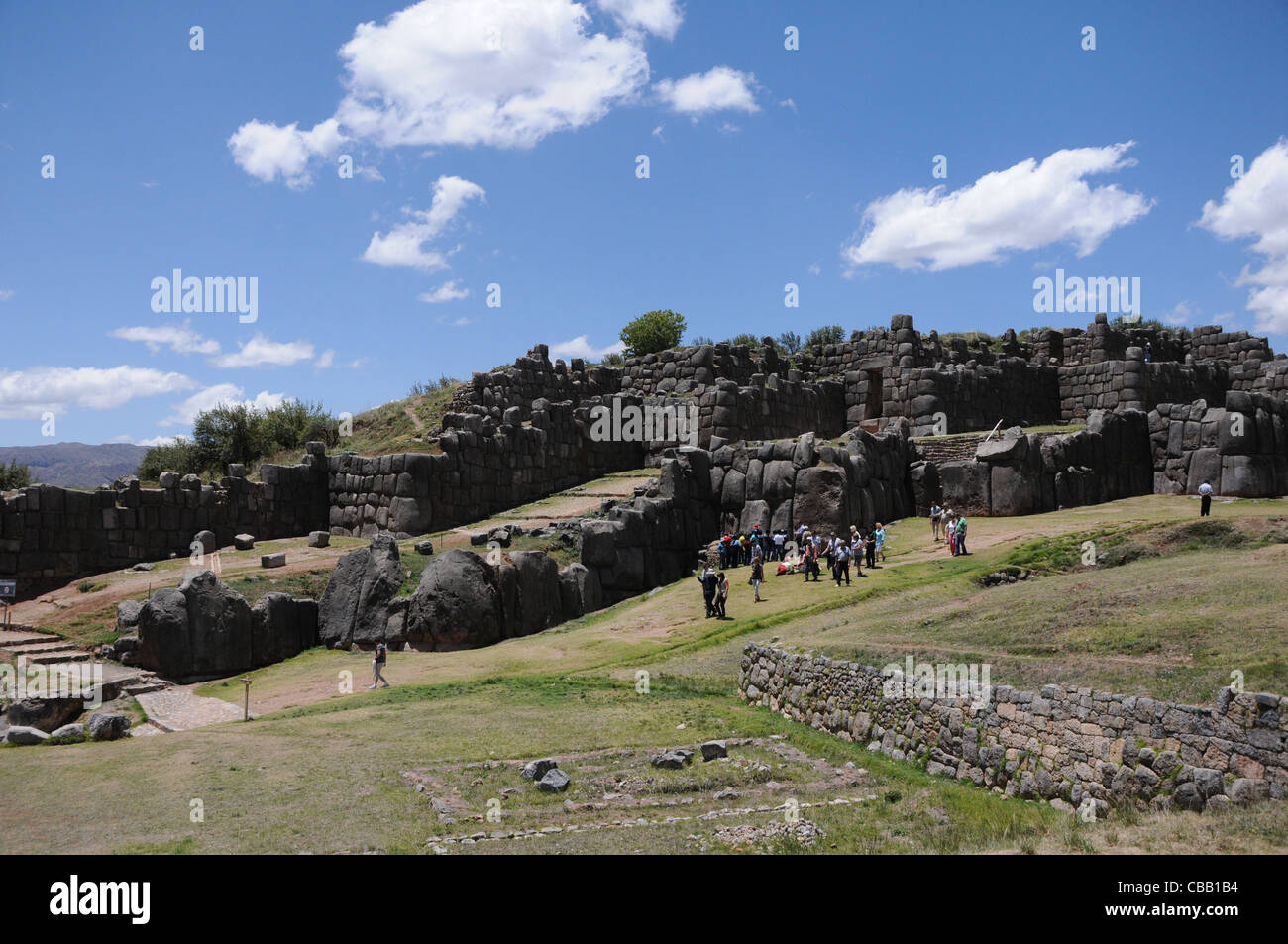 SACSAYHUAMAN, RUINS NEAR CUSCO, PERU Stock Photo - Alamy