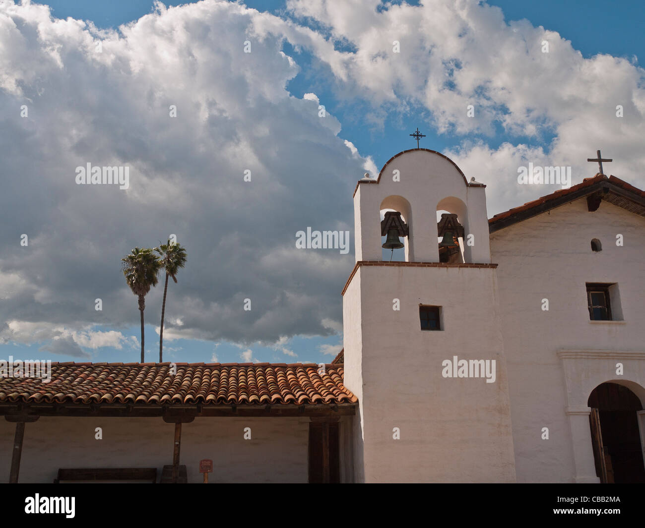 The historic El Presidio de Santa Barbara, the Spanish fortress from ...