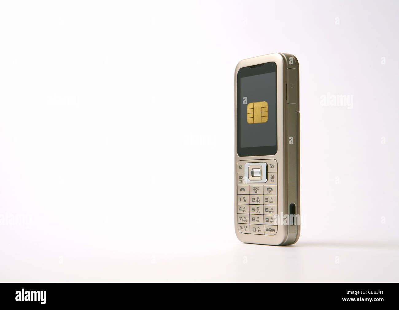 Mobile phone with IC chip Stock Photo - Alamy