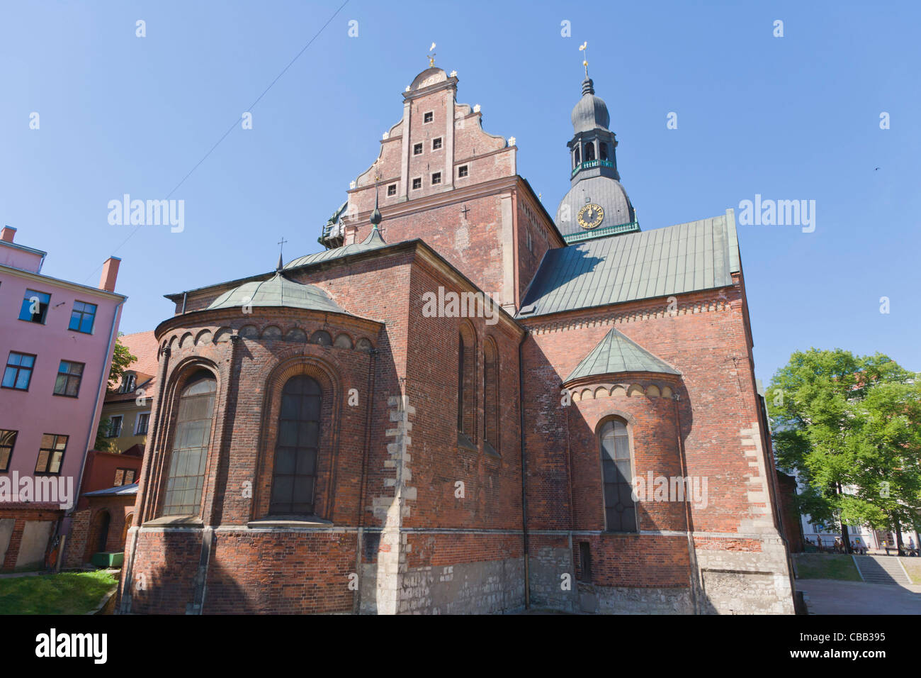 Lutheran church doma laukums hi-res stock photography and images - Alamy