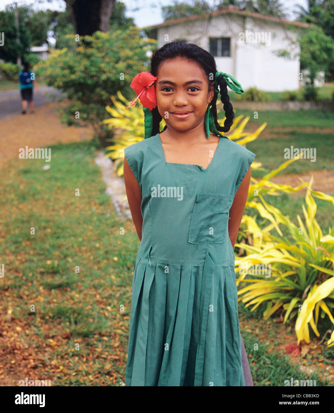 Cook Islands, Kūki 'Āirani, South Pacific Ocean, Aitutaki, portrait of ...
