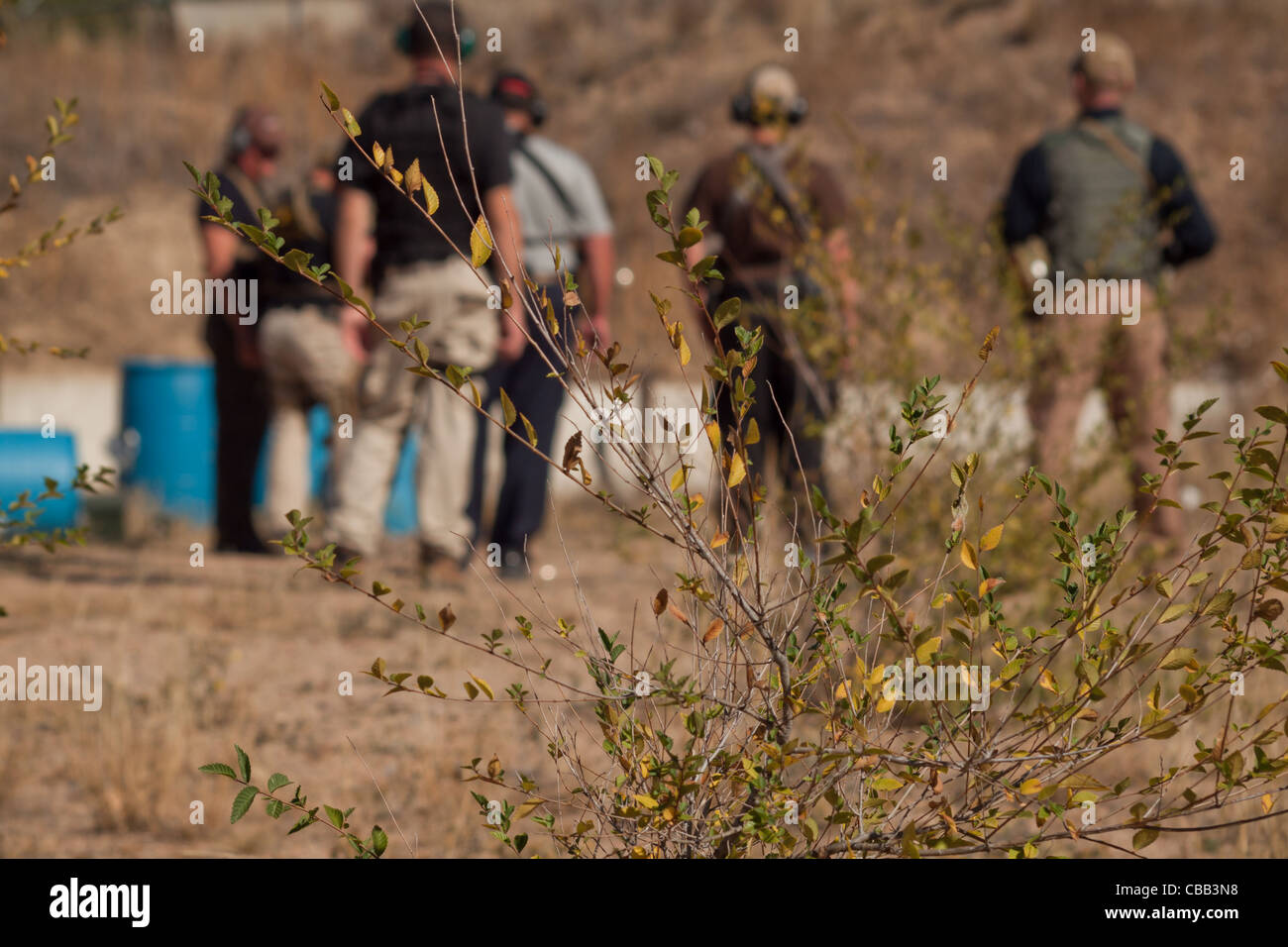 Tactical rifle training course Stock Photo - Alamy