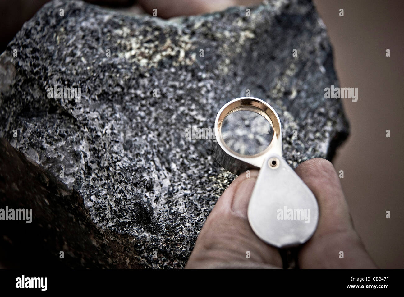 Inspecting copper sample hi-res stock photography and images - Alamy