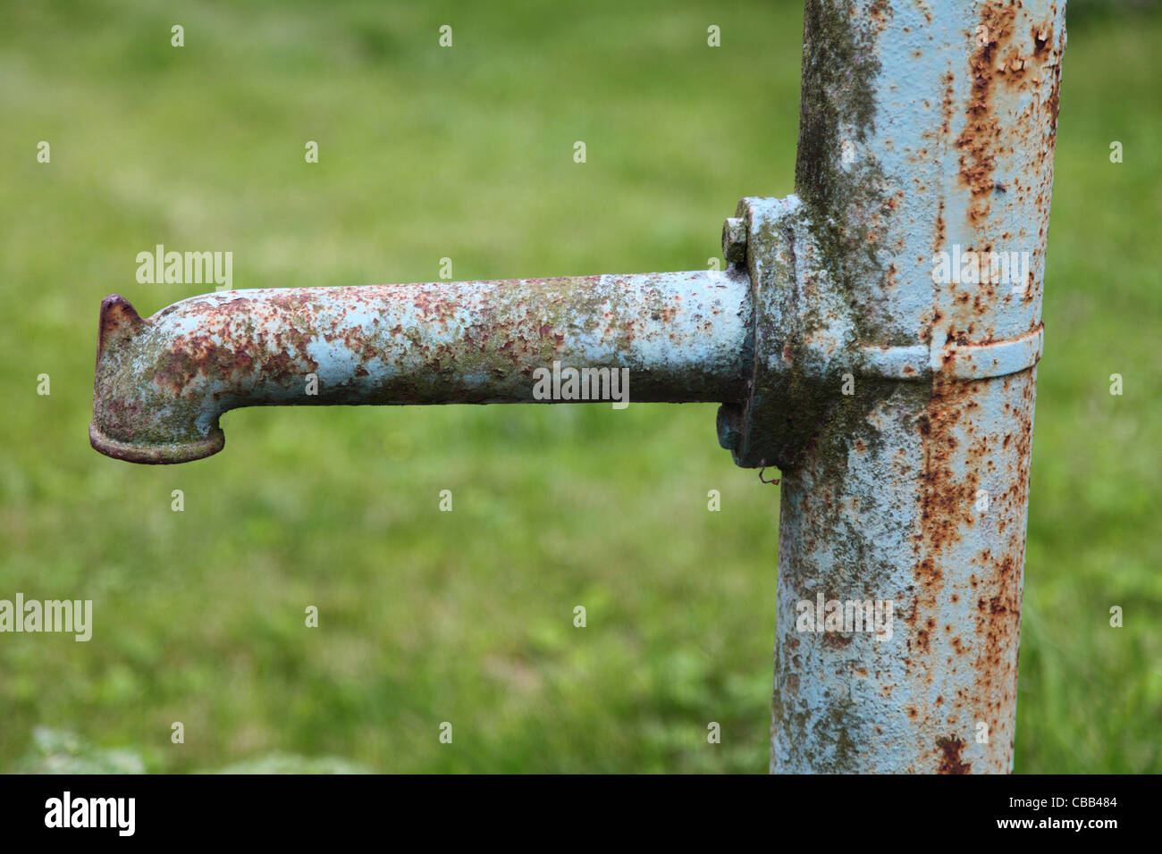Old hydrant in park, water pump, garden Stock Photo - Alamy