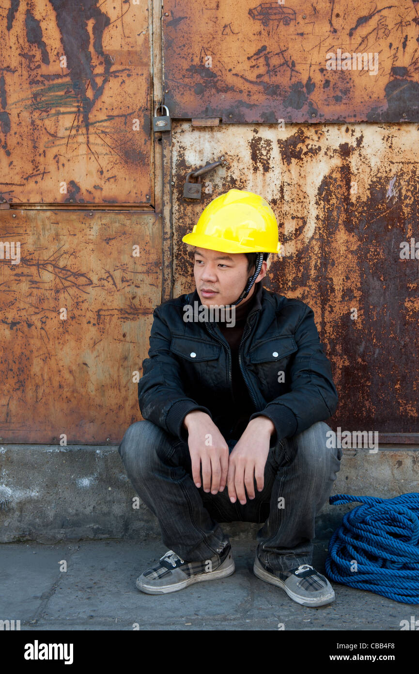 Construction Workers Resting High Resolution Stock Photography and ...