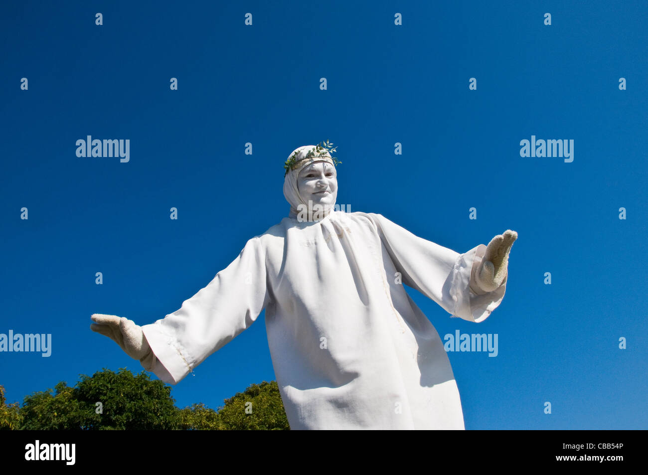 mime artist paris France Stock Photo - Alamy