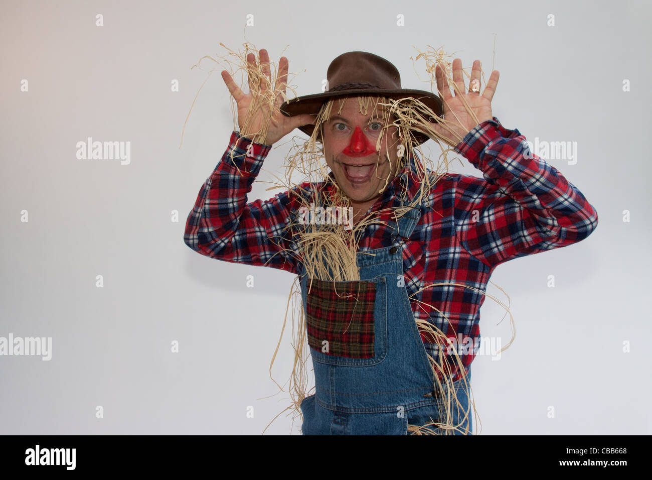 Human scarecrow hi-res stock photography and images - Alamy