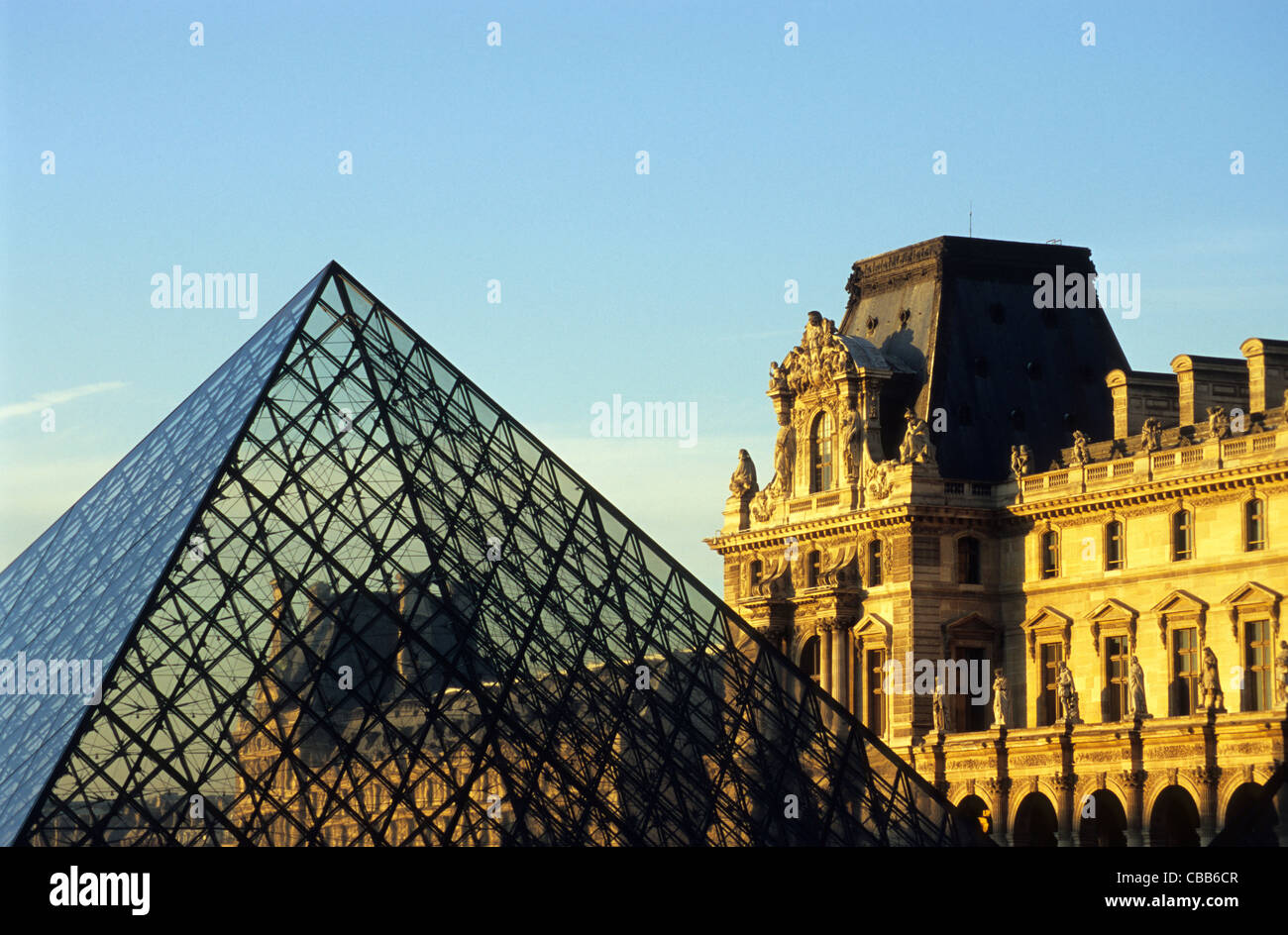 Pyramid at the Louvre Museum, Paris, France Stock Photo - Alamy