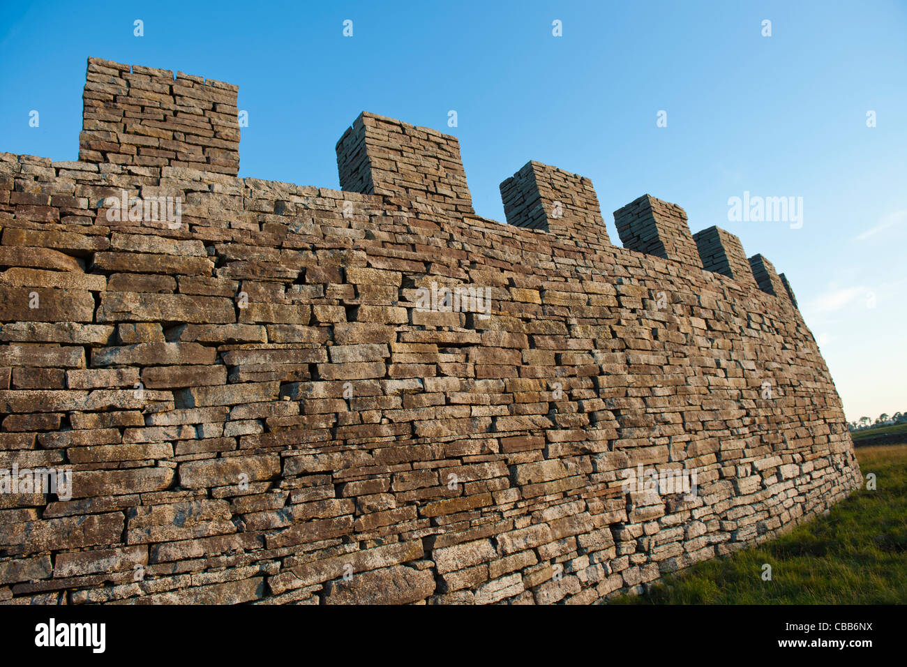 Ancient castle Eketorp on Öland, Sweden Stock Photo - Alamy