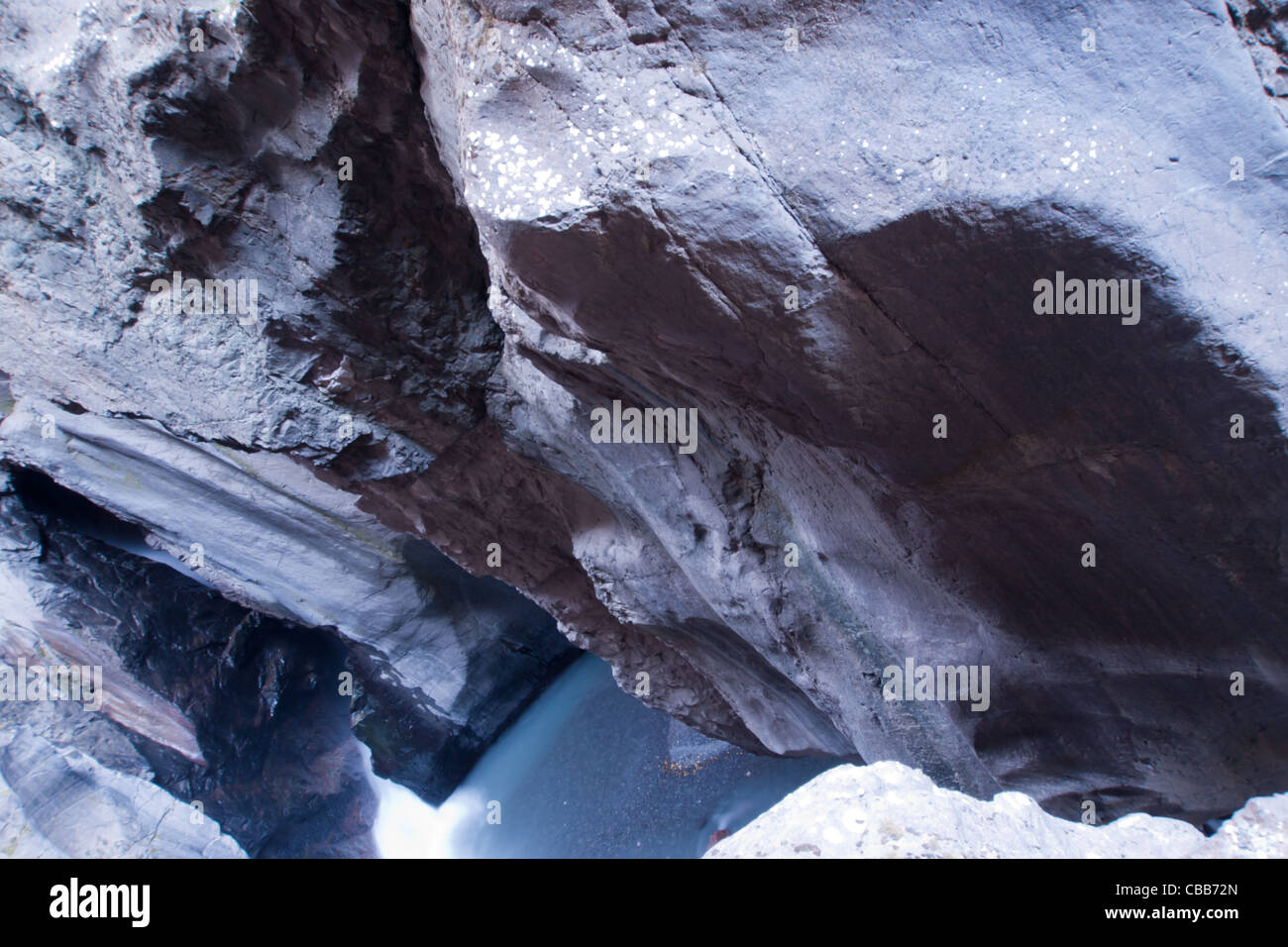 Box canyon near Ouray, Colorado Stock Photo - Alamy