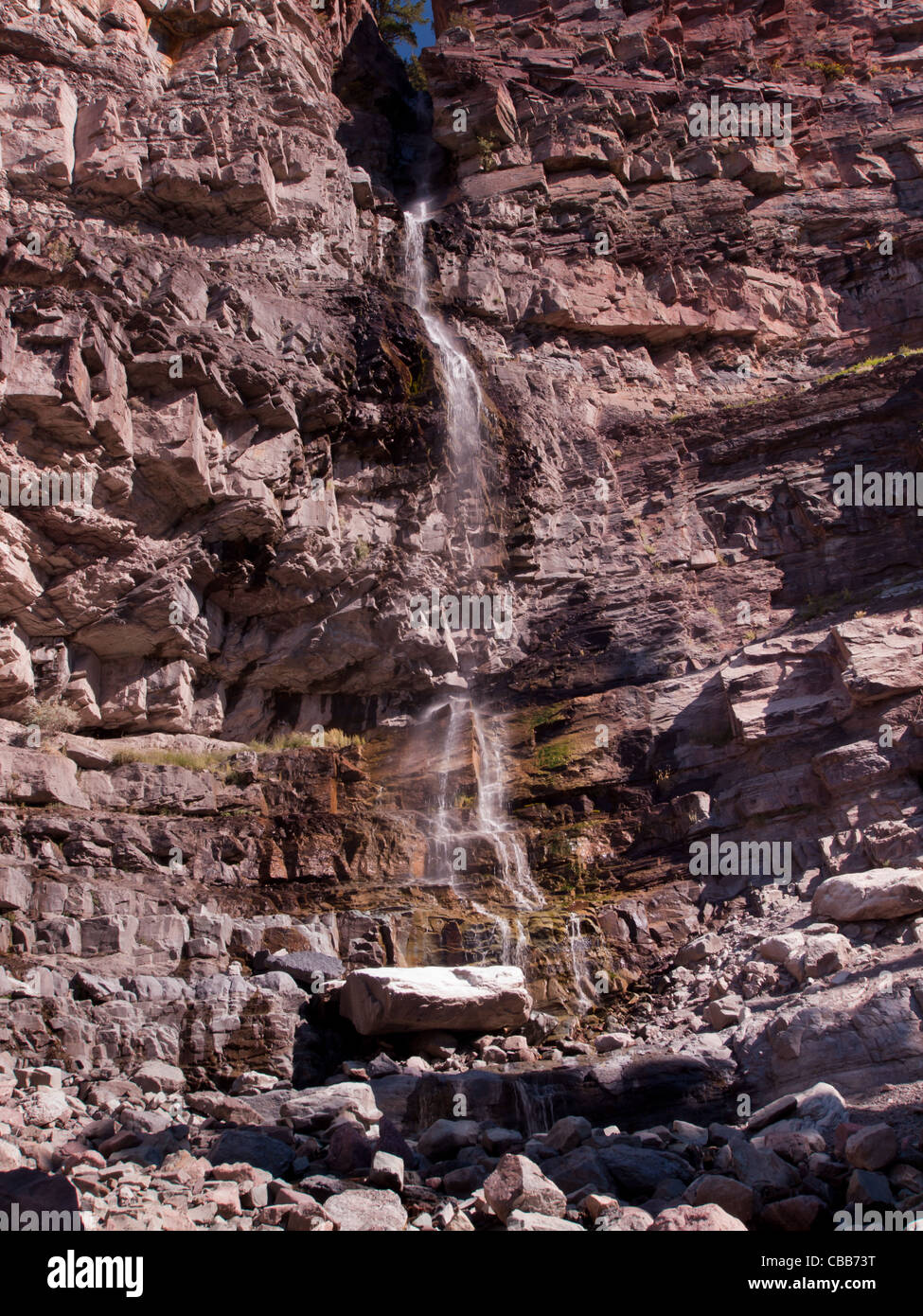 Waterfall in Ouray, Colorado Stock Photo - Alamy