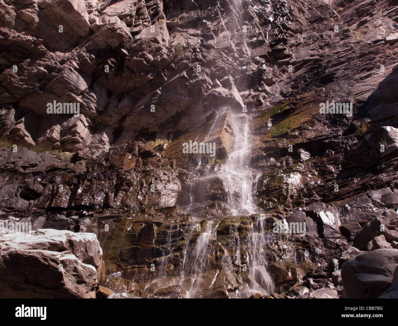 Waterfall in Ouray, Colorado Stock Photo - Alamy