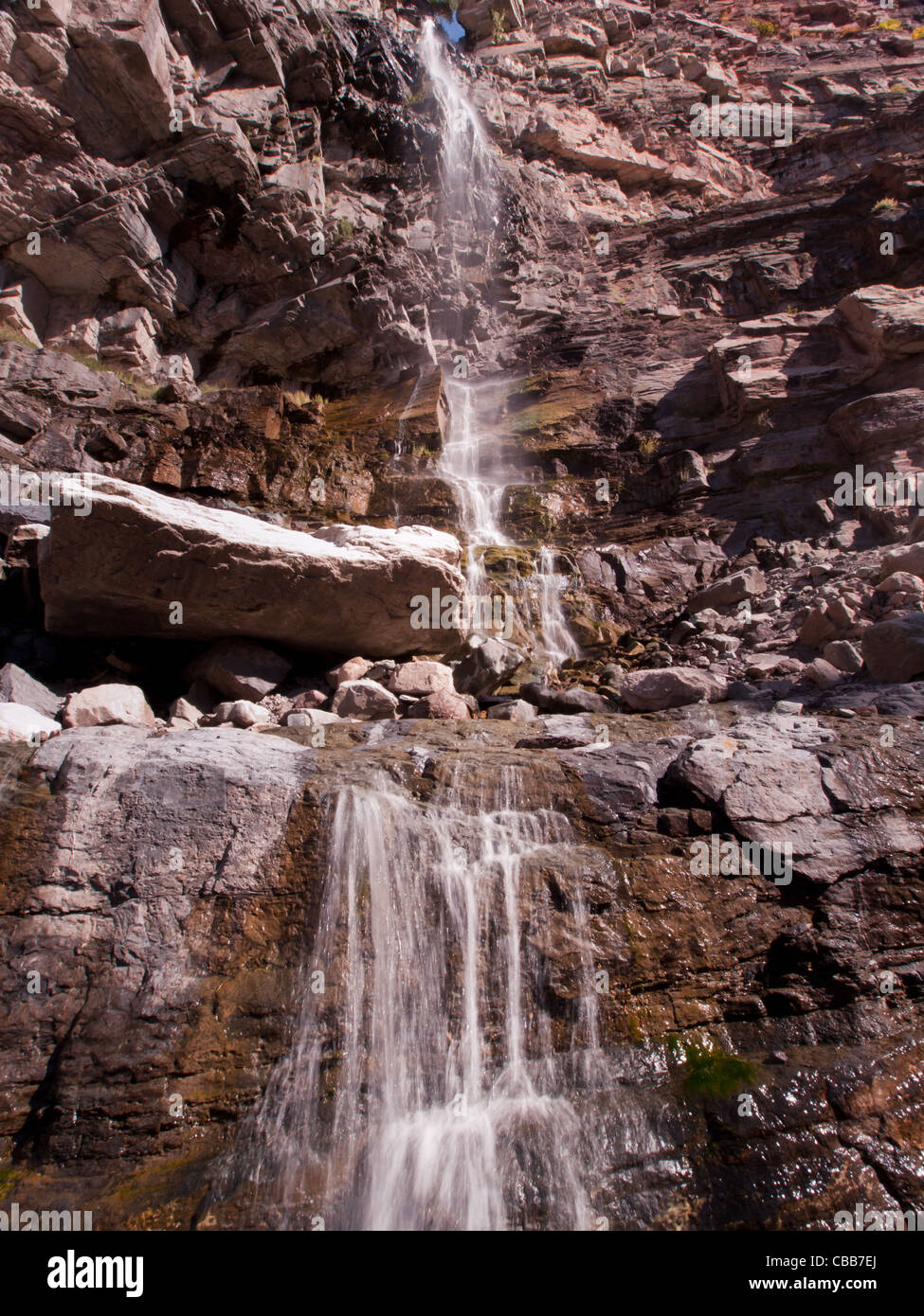 Waterfall in Ouray, Colorado Stock Photo - Alamy