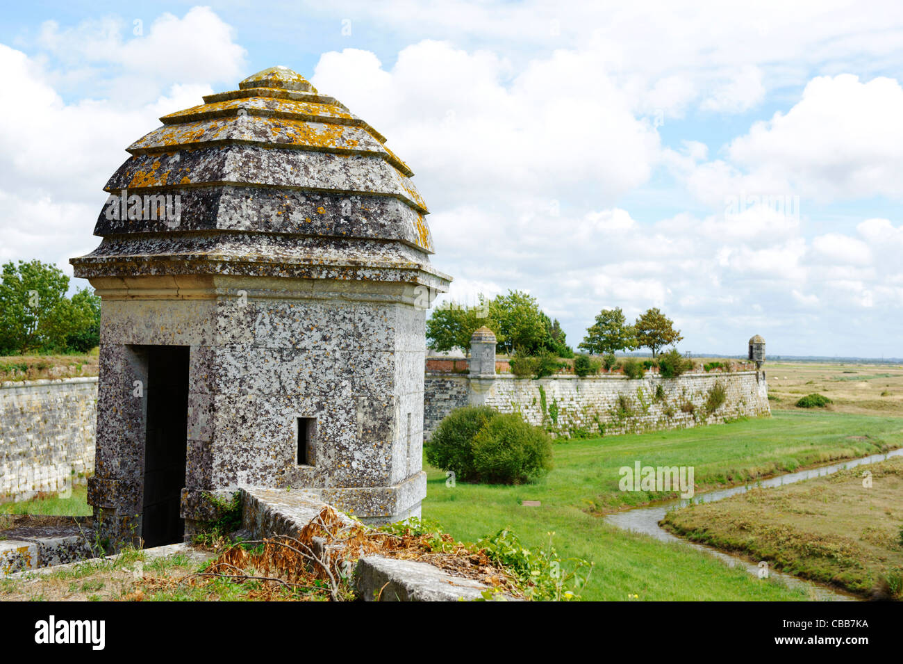 Stock photo of the walled city of Brouage in the charente-maritime ...