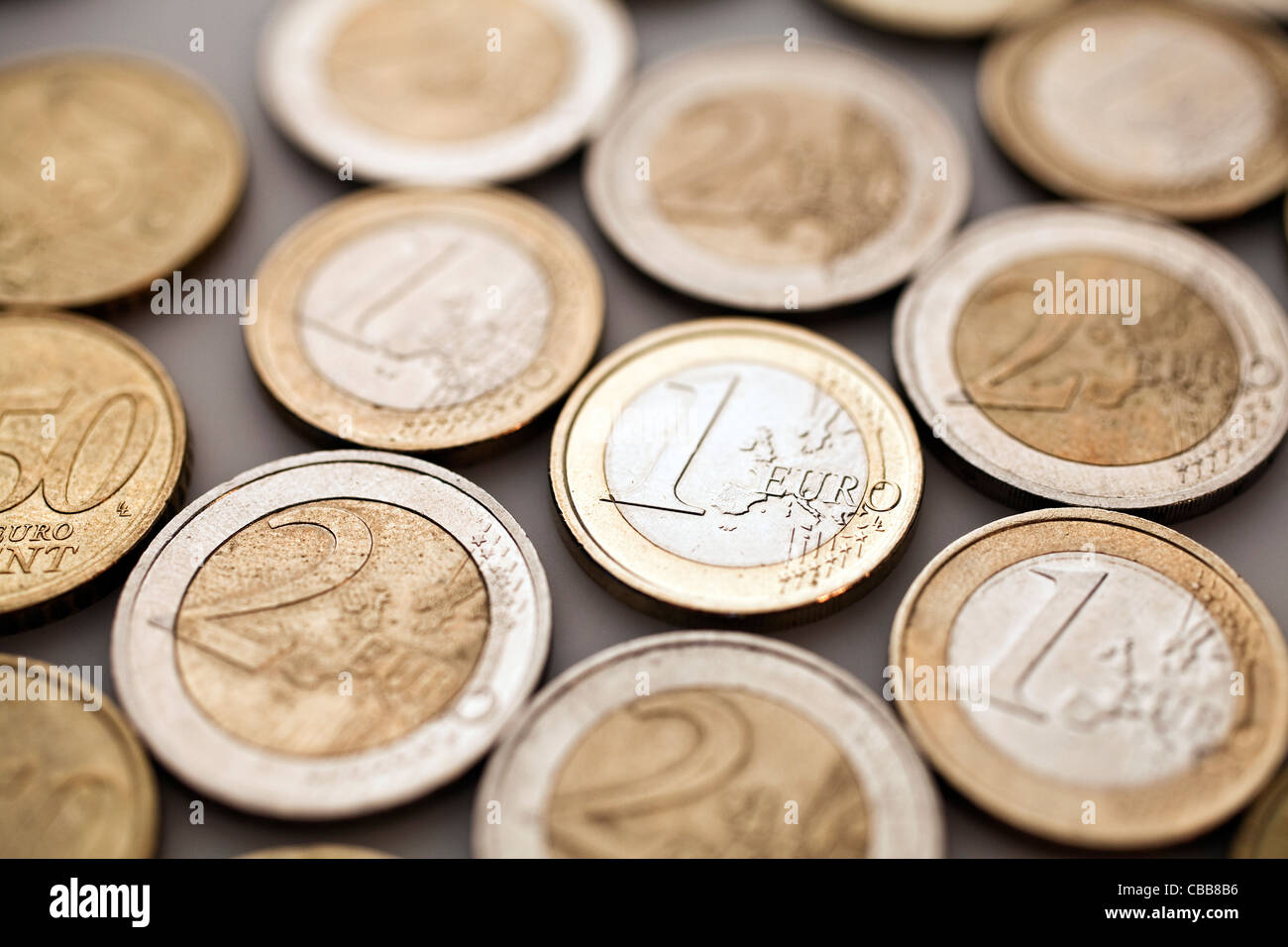 euro, coin, currency Stock Photo - Alamy
