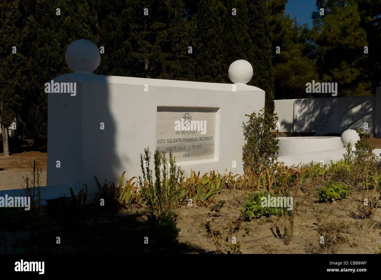 Mass grave at French National Cemetery and Memorial, Gallipoli ...
