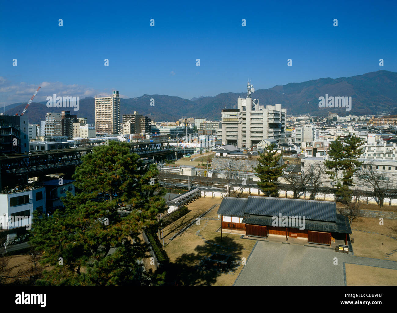 Cityscape of Kofu, Kofu, Yamanashi, Japan Stock Photo - Alamy