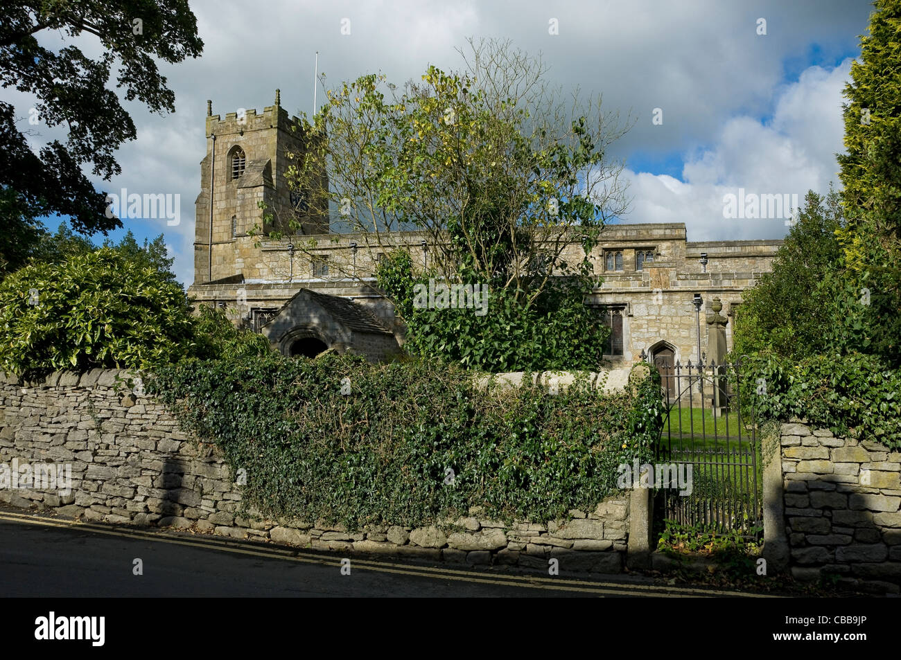 St Alkelda's Church Giggleswick near Settle Yorkshire Dales North ...