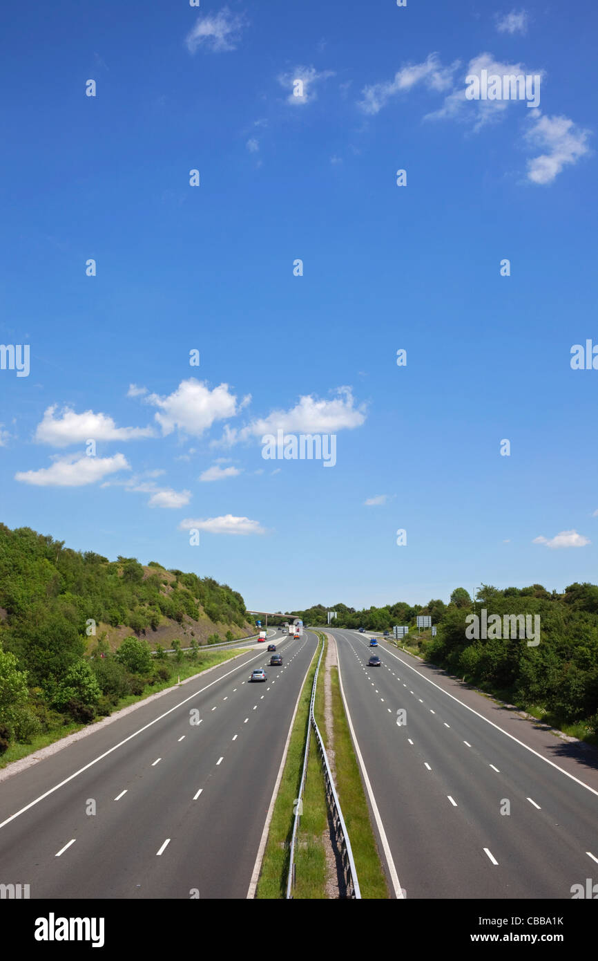 England, Wales, Motorway Stock Photo - Alamy