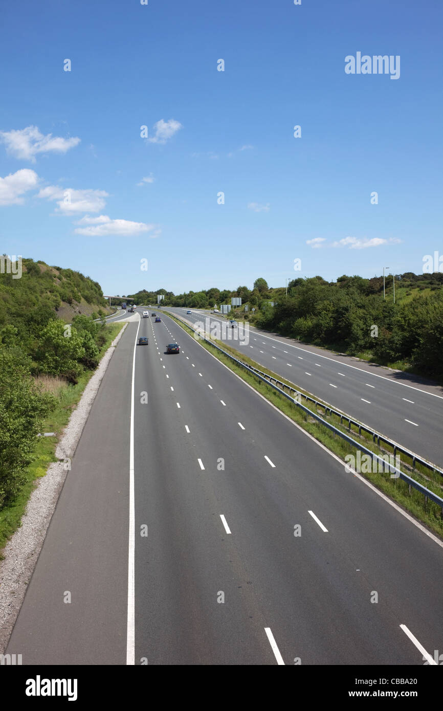 England, Wales, Motorway Stock Photo - Alamy