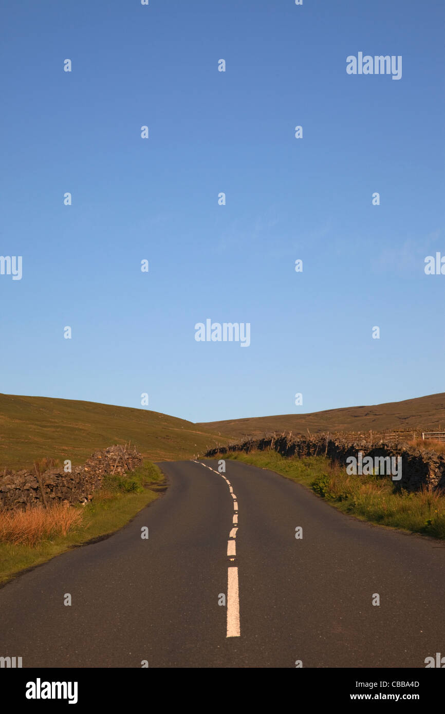 England, Empty Country Road Stock Photo - Alamy