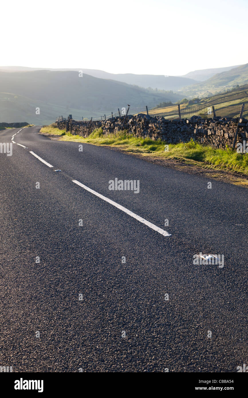 England, Empty Country Road Stock Photo - Alamy