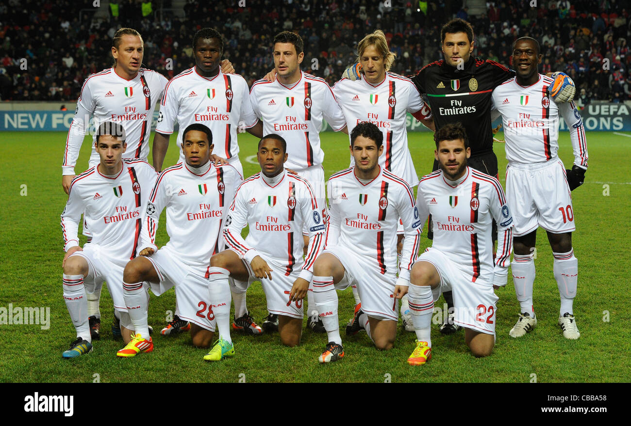 AC Milan team Stock Photo - Alamy